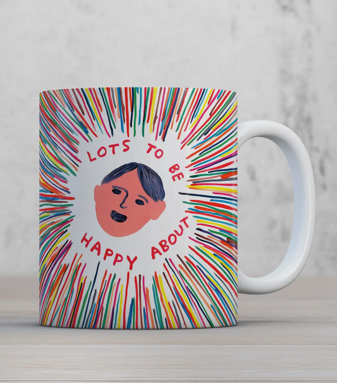 Lots to be Happy About Mug – studiopylon