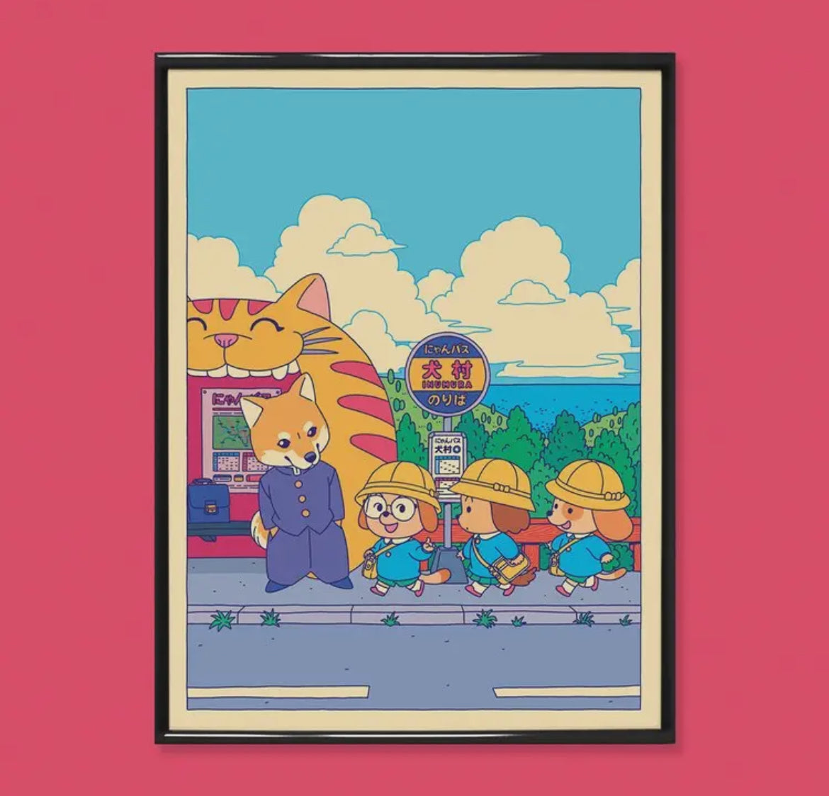 Bus Stop Print – studiopylon
