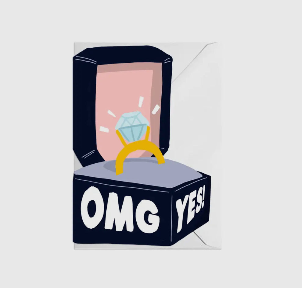 OMG YES Cut Out Card – studiopylon
