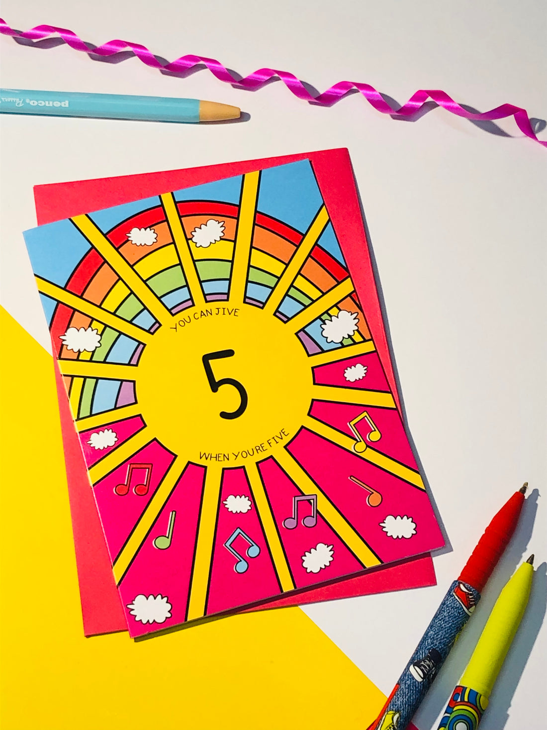 Five Jive Birthday Card – studiopylon