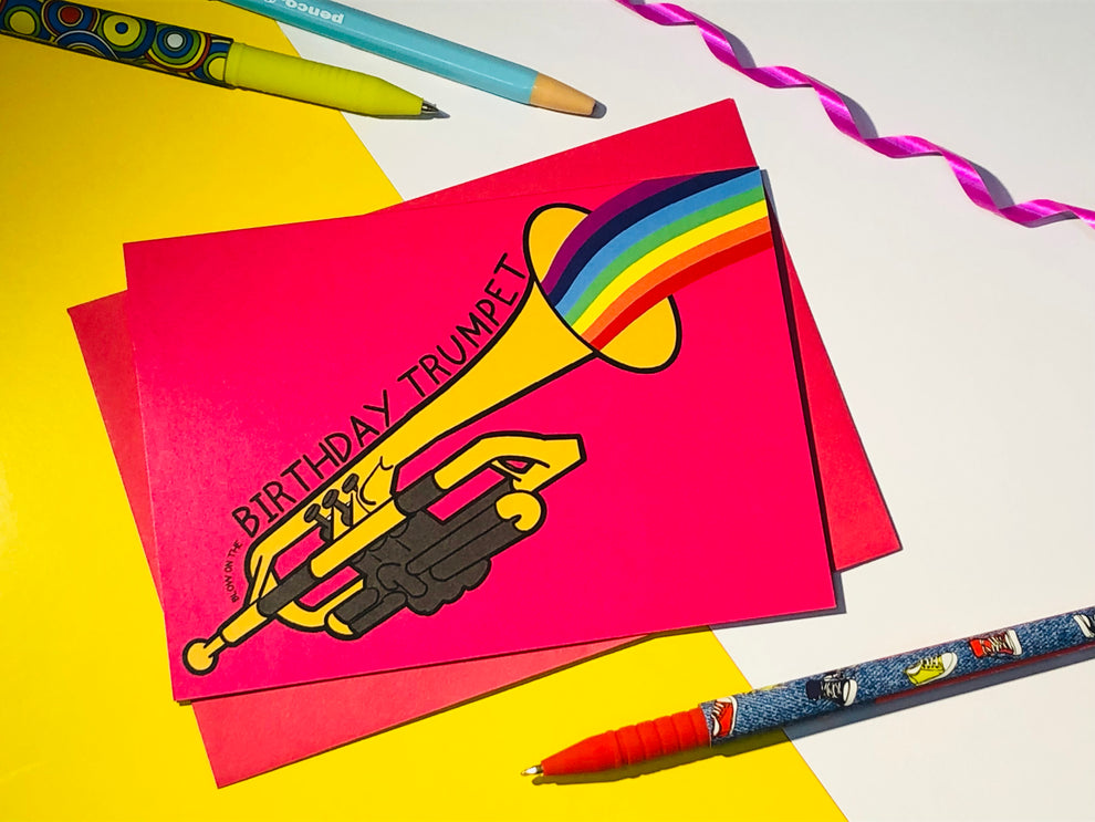 Birthday Trumpet Card – studiopylon