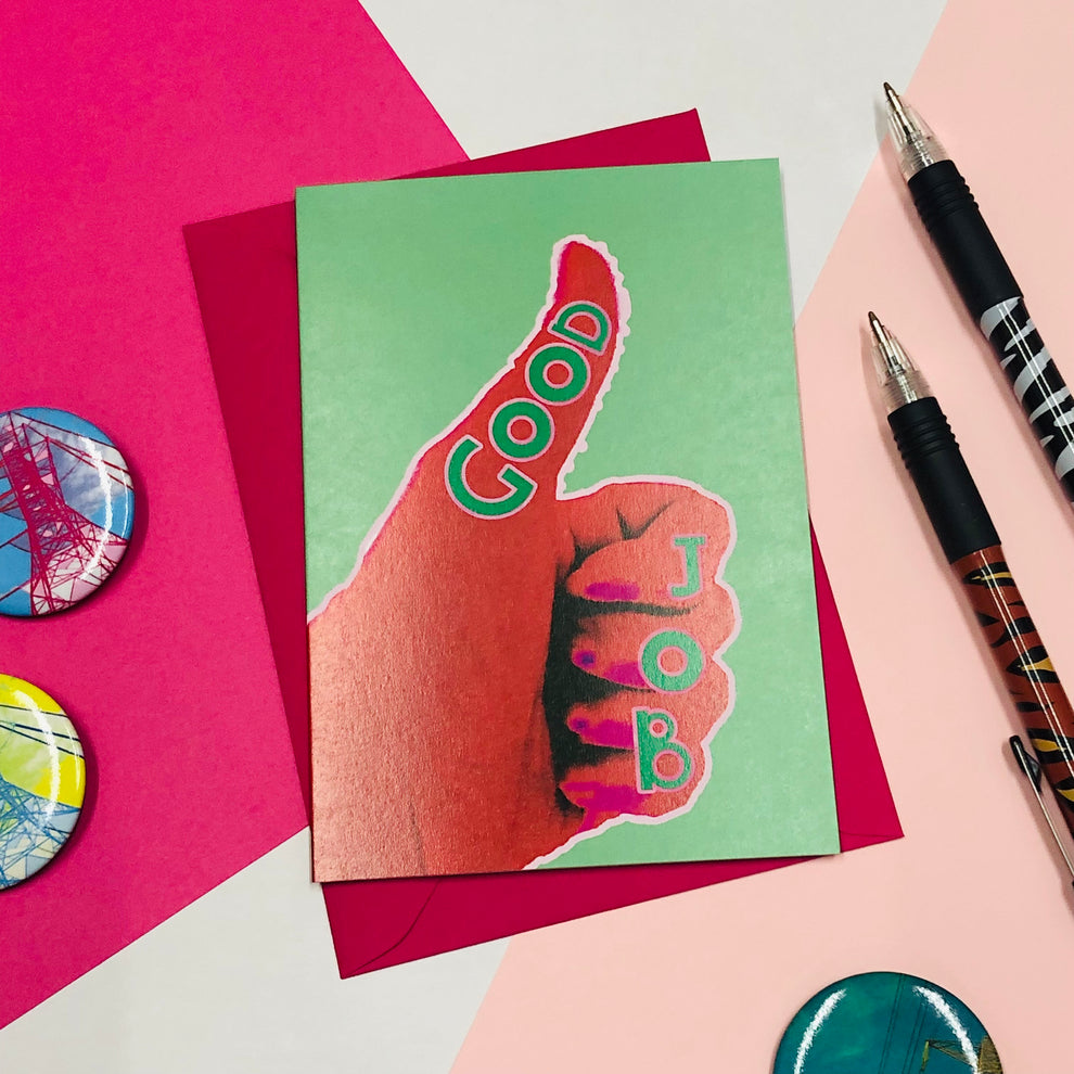 Good Job Greetings Card – studiopylon