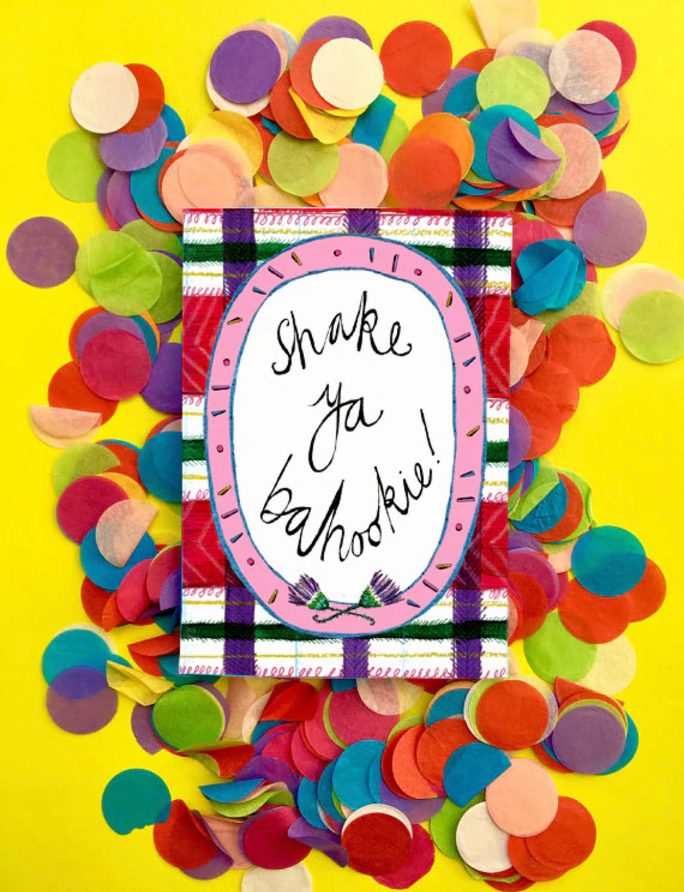 Shake Ya Bahookie Card – studiopylon