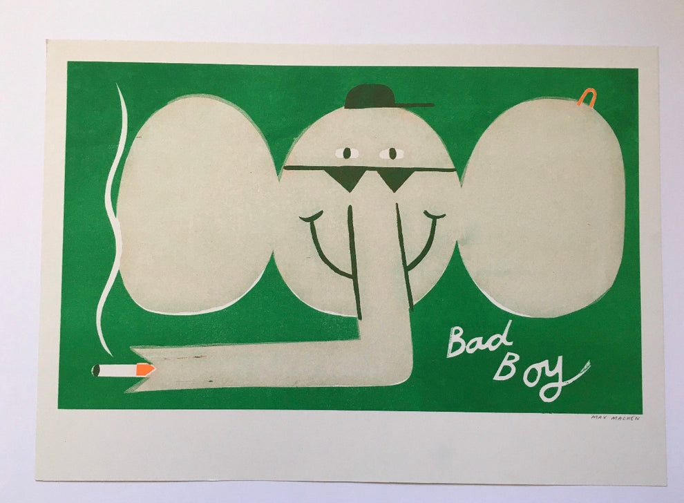 Bad Boy A3 Riso Print – studiopylon